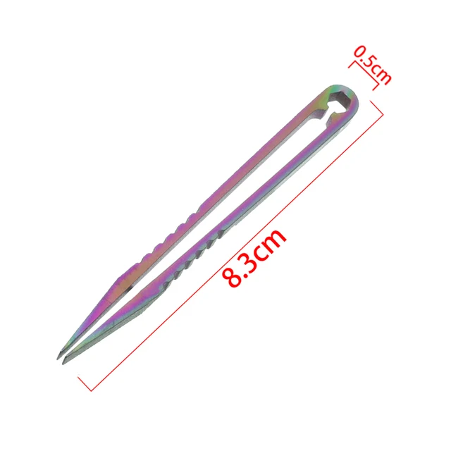 Titanium tweezer clamp pick up clip precise grip fish bone grab ...