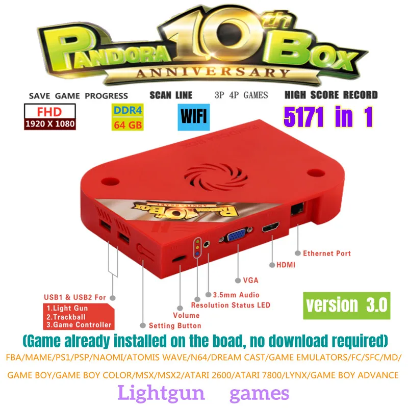 2024-Latest-Pandora-Box-10Th-5171-IN-I-Games-Arcade-Kit-Support-HDMI ...