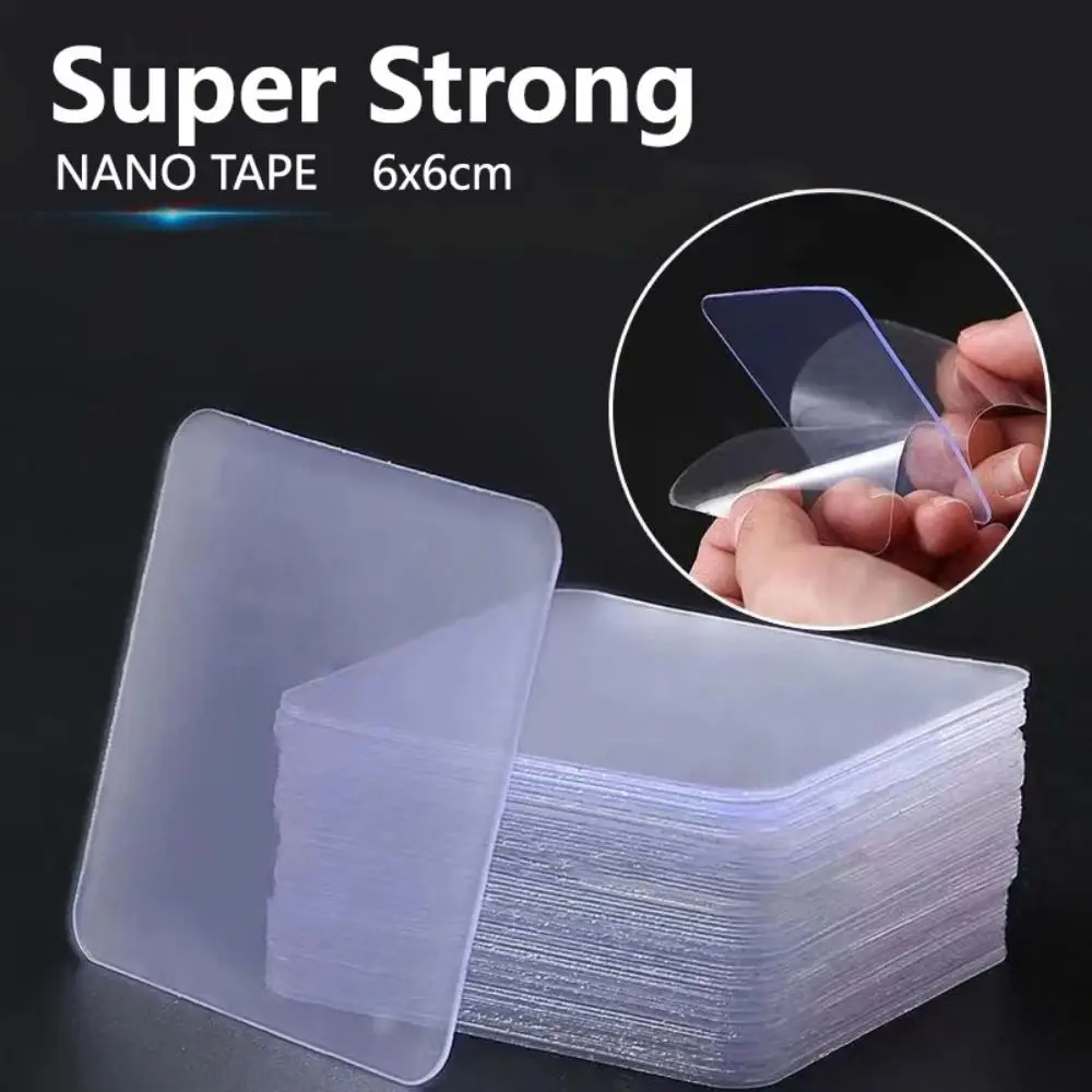 10pcs Super Strong Double Sided Adhesive Nano Tape Transparent Wall ...