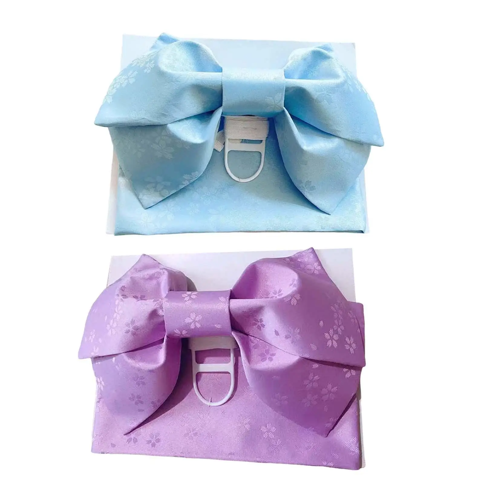 Classic-Kimono-Obi-Japanese-Belt-Pre-Tied-Bow-Robe-Waistband-Waist ...