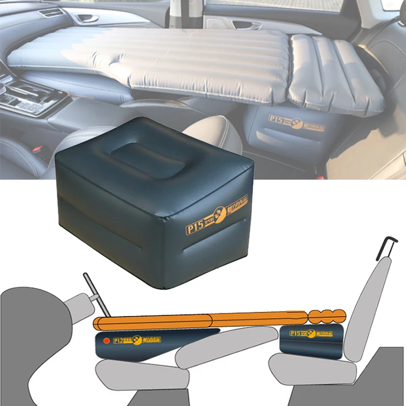 Car-Sleeping-Bed-Car-Inflatable-Mattress-Front-Slope-Pad-Inflated-Stool ...