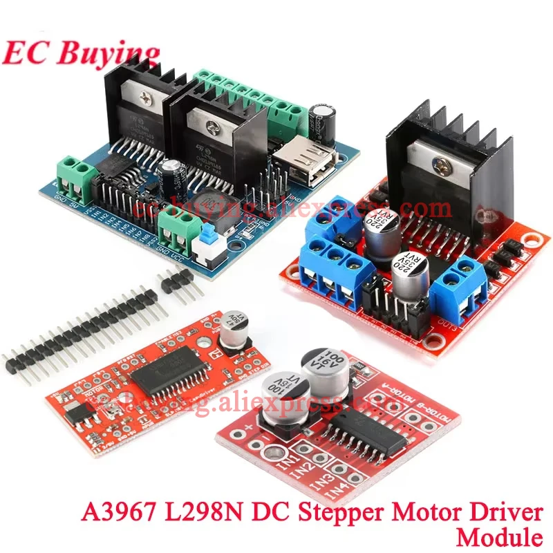 1Pc-10Pcs L298N A3967 DC Stepper Motor Driver Module four-way ...