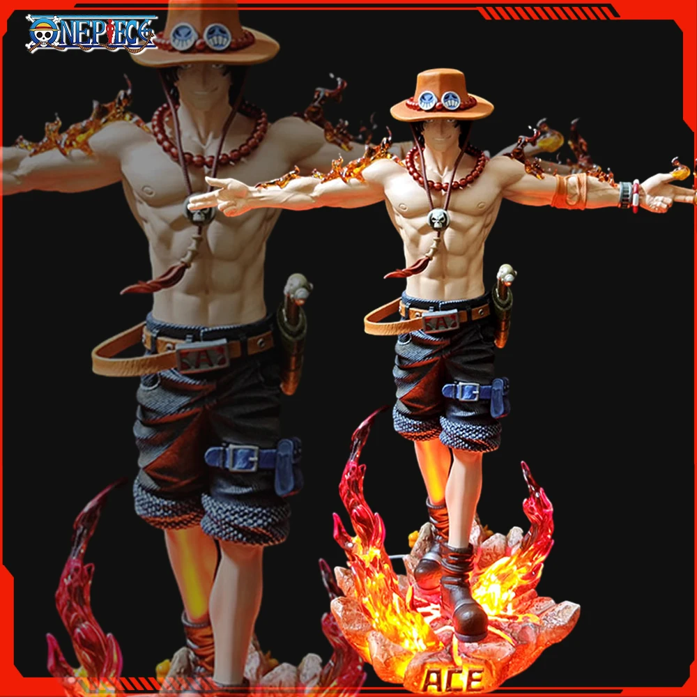 28cm-One-Piece-Ace-Anime-Figure-Portgas-D-Ace-Figures-Action-Figures-Gk ...