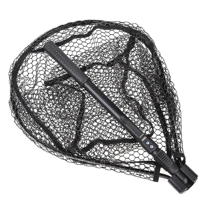 1piece-Fishing-Net-Black-Quick-Folding-Fishing-Brail-Landing-Net-Mesh ...