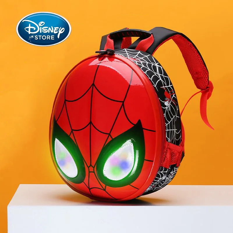Disney-Spider-Man-Glowing-Backpack-For-Kids-Cute-Cartoon-Boys-Spiderman ...