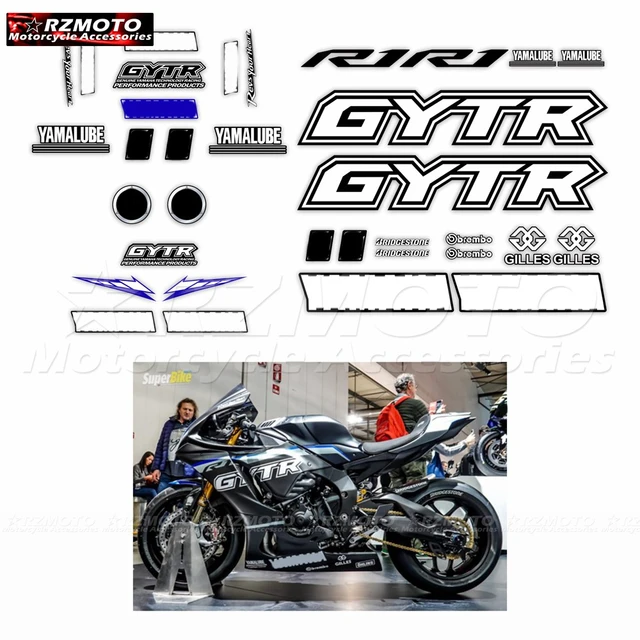 Yamaha Racing Decals For Motorcycles