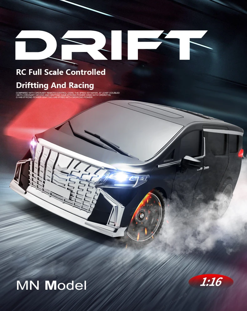 Blanc-Voiture de dérive et de course télécommandée pour garçons, modèle ...