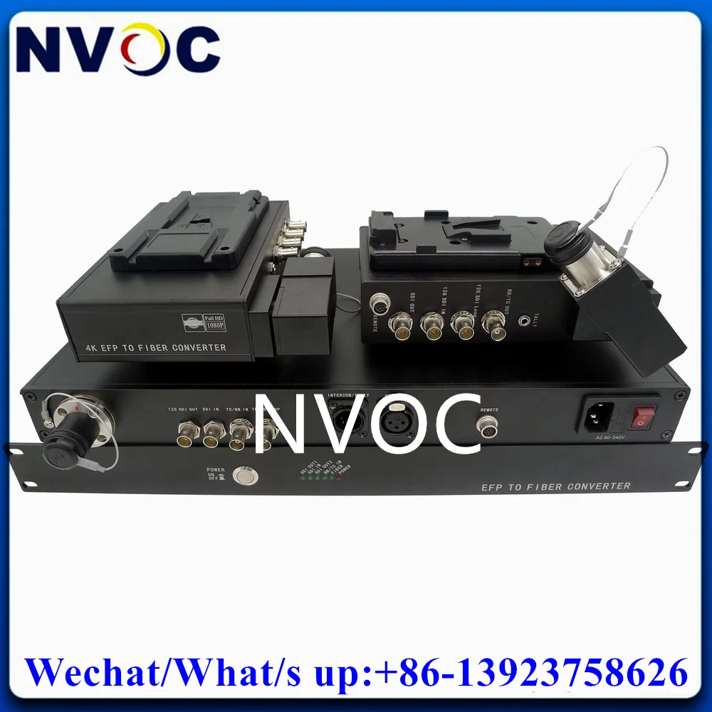 라이브 이벤트용 섬유 카메라 시스템, ENG 및 ESP, 4K 12G SDI EFP, 1Ch 리버스 3G/HD-SDI + 1 ...