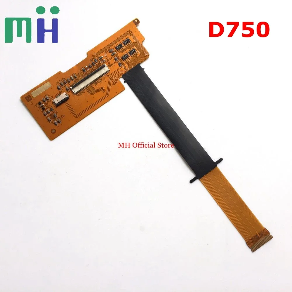 NEW For Nikon D750 Back Cover Rear LCD Display Screen Flex Cable Hinge ...
