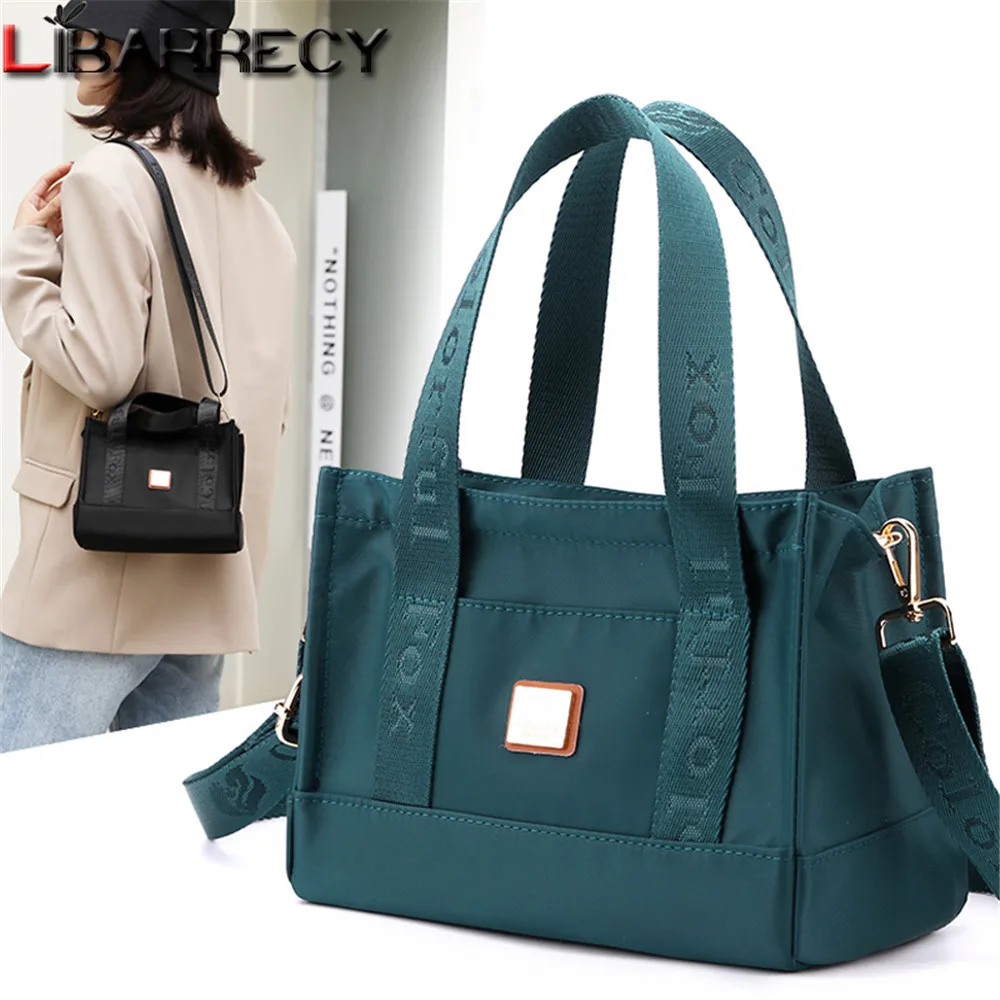 Women-s-Small-Bag-Shopper-Simple-Fashion-Zipper-Handbags-Nylon ...