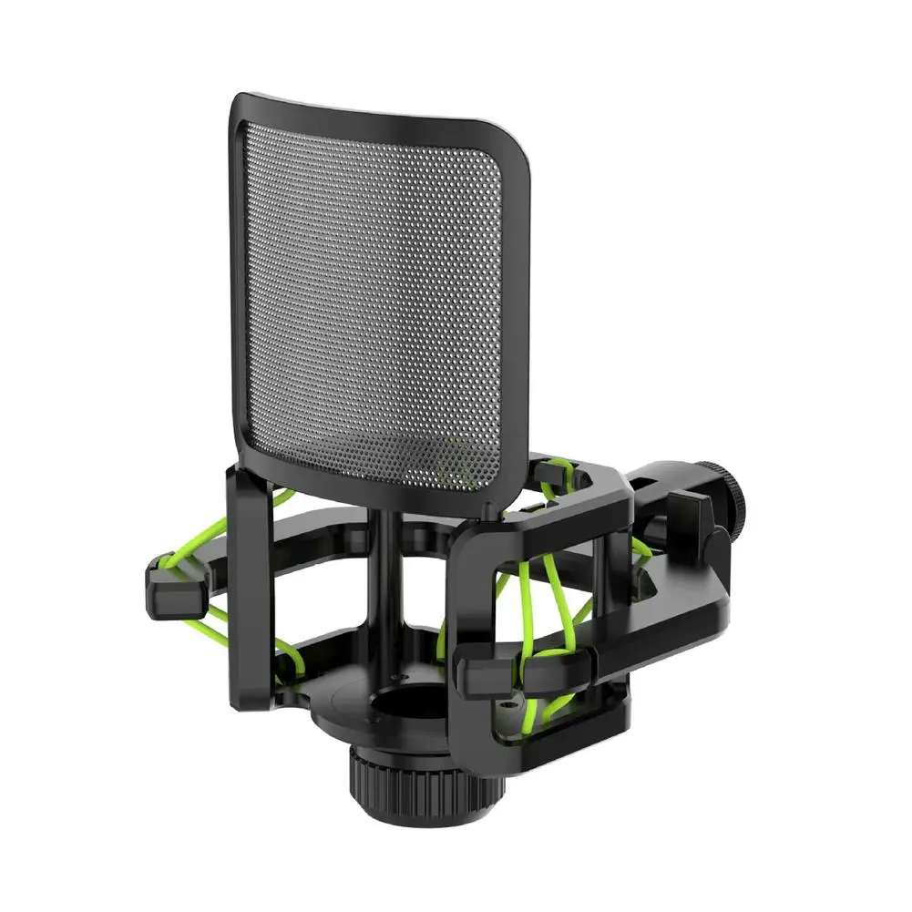 Microphone Shock Mount With PopFilter, Universal Shock Mount For 21 ...