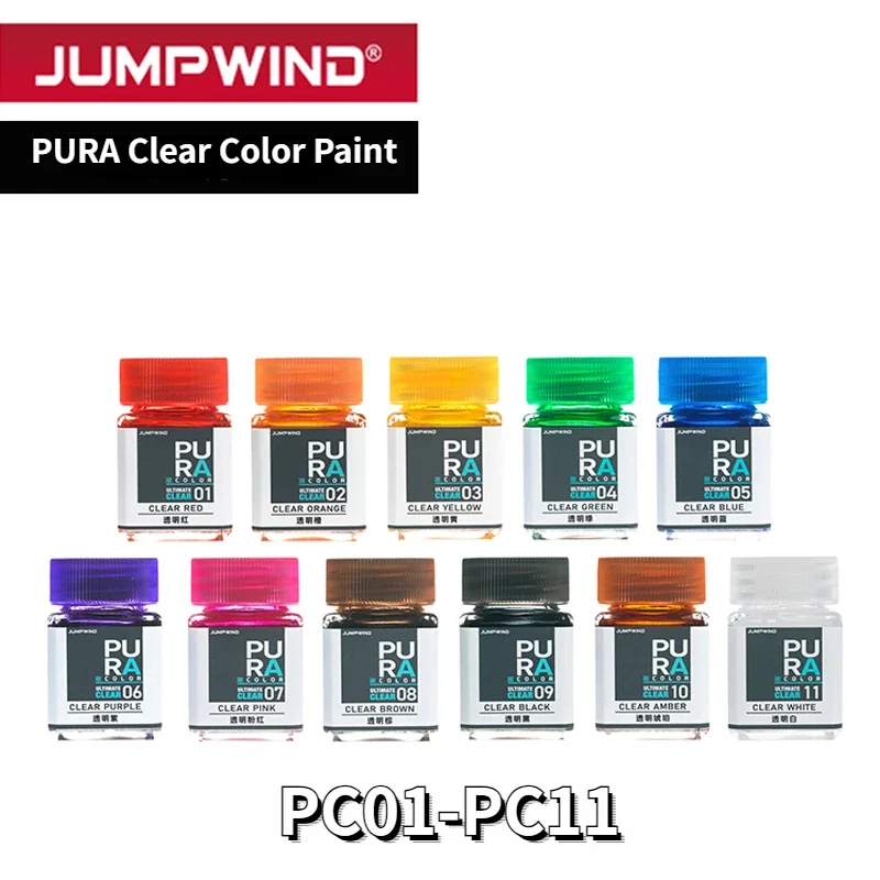 JUMPWIND-PC01-PC11-18ml-Lacquer-Oil-based-Paint-PURA-Clear-Color ...