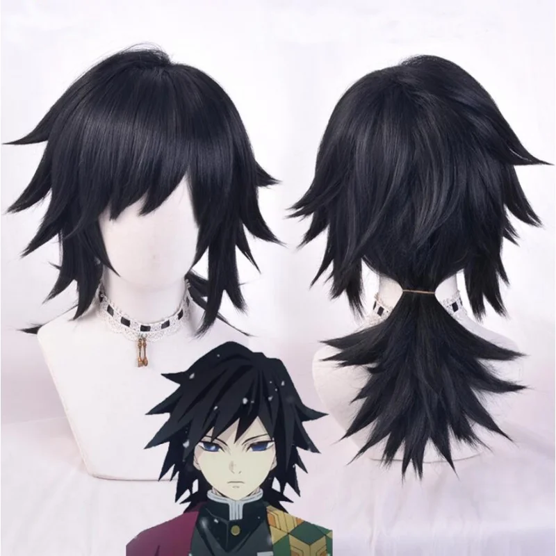 Demon Slayer Tomioka Giyu Kamado Nezuko Wigs No Yaiba Cosplay Wigs ...