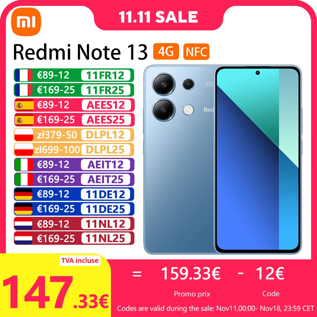 Xiaomi-Redmi-Note-13-4G-Smart-Phones-NFC-Snapdragon-685-Mobile-Platform ...