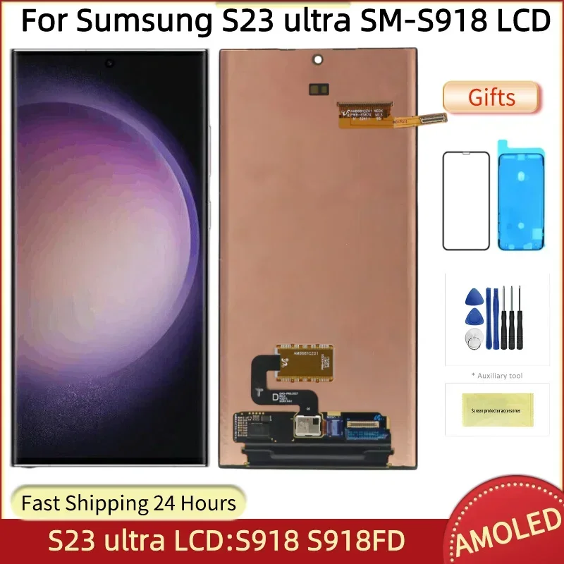 AMOLED-S23-Ultra-Screen-for-Samsung-Galaxy-S23-Ultra-SM-S918B-S918B-DS ...