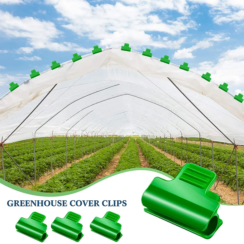 40/80PCS Garden Shed Clamps Film Shading Net Clips Greenhouse Shed Film ...