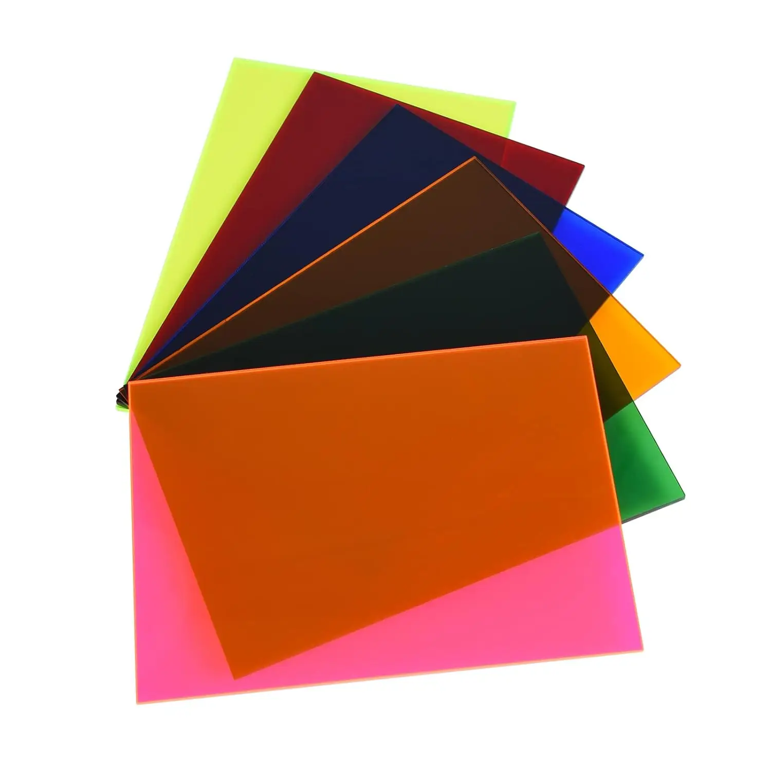 6-Pack-Colored-Acrylic-Sheets-Plexiglass-Panels-5x7-Inches-1-8-Inch ...