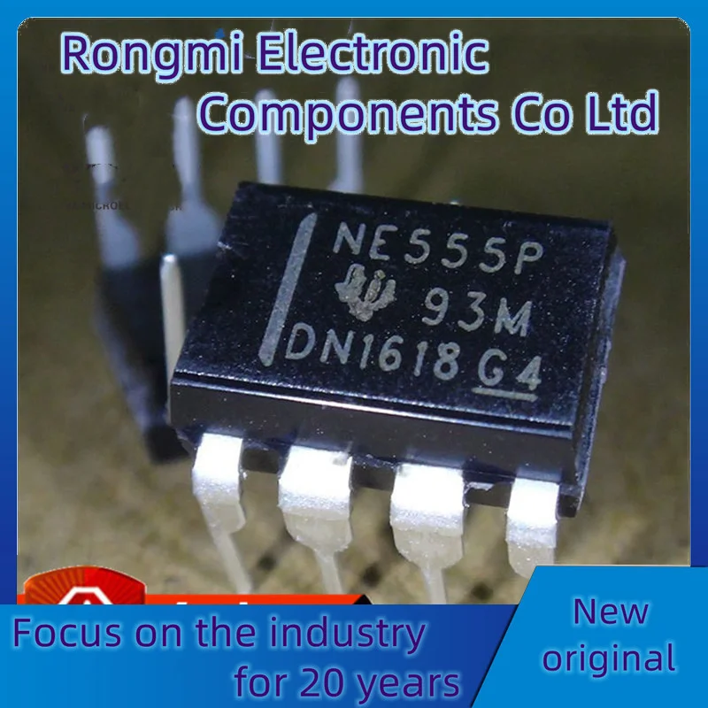 20 pçs/lote ne555 ne555p ic 555 temporizador programação oscilador chip ...