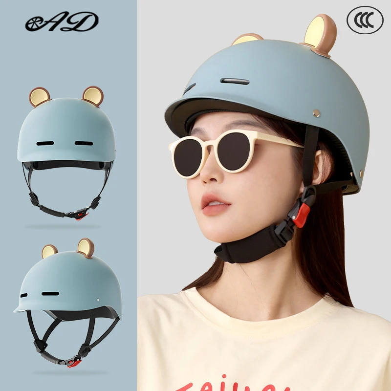 AD-Men-s-Motorcycle-Helmet-Cute-Summer-Motorbike-Half-Face-Helmets ...
