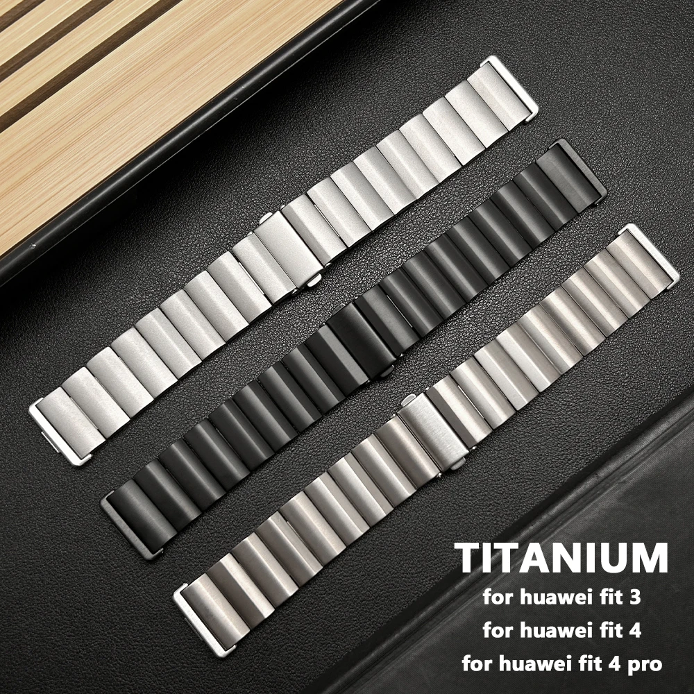 Luxury Titanium Strap for Huawei Watch Fit 4 Pro Men Watchband Bracelet ...