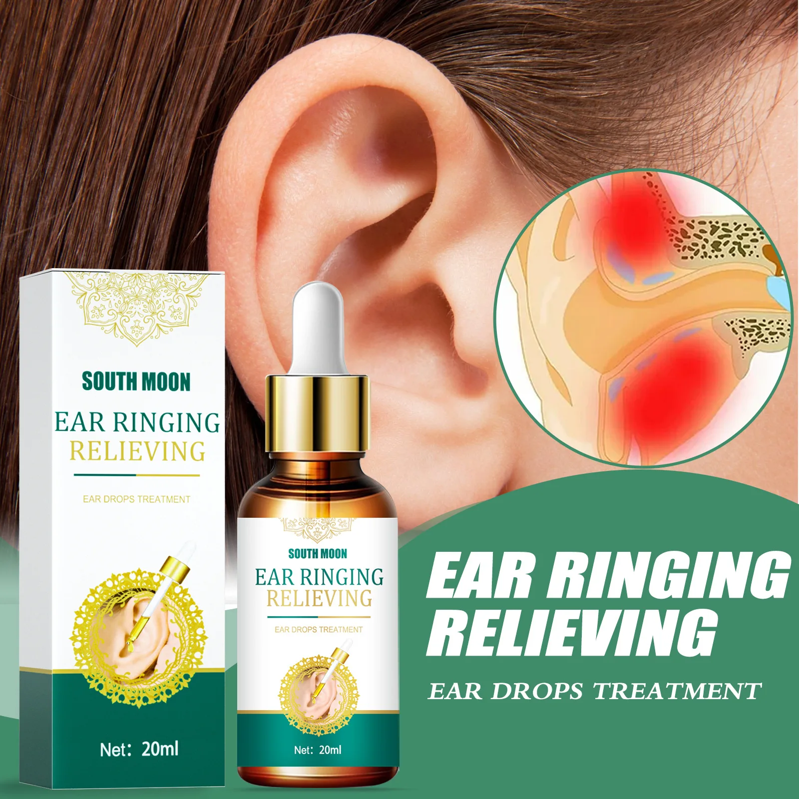 Ear Ringing Relieving Ear Drops Tinnitus Itching Earache Health Care ...