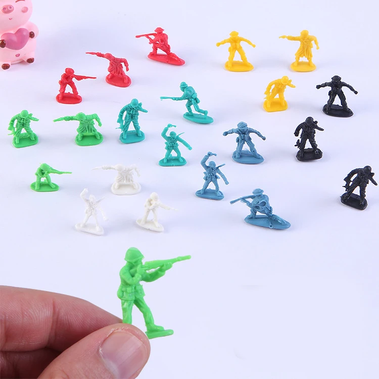 HOT-SALE-50-100pcs-lot-Mini-Static-Small-Soldier-Person-Military-Model ...