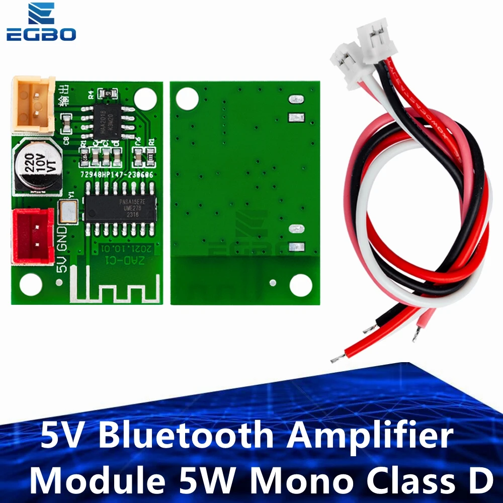EGBO-5V-Bluetooth-Amplifier-Module-5W-Mono-Class-D-Wireless-Lossless ...