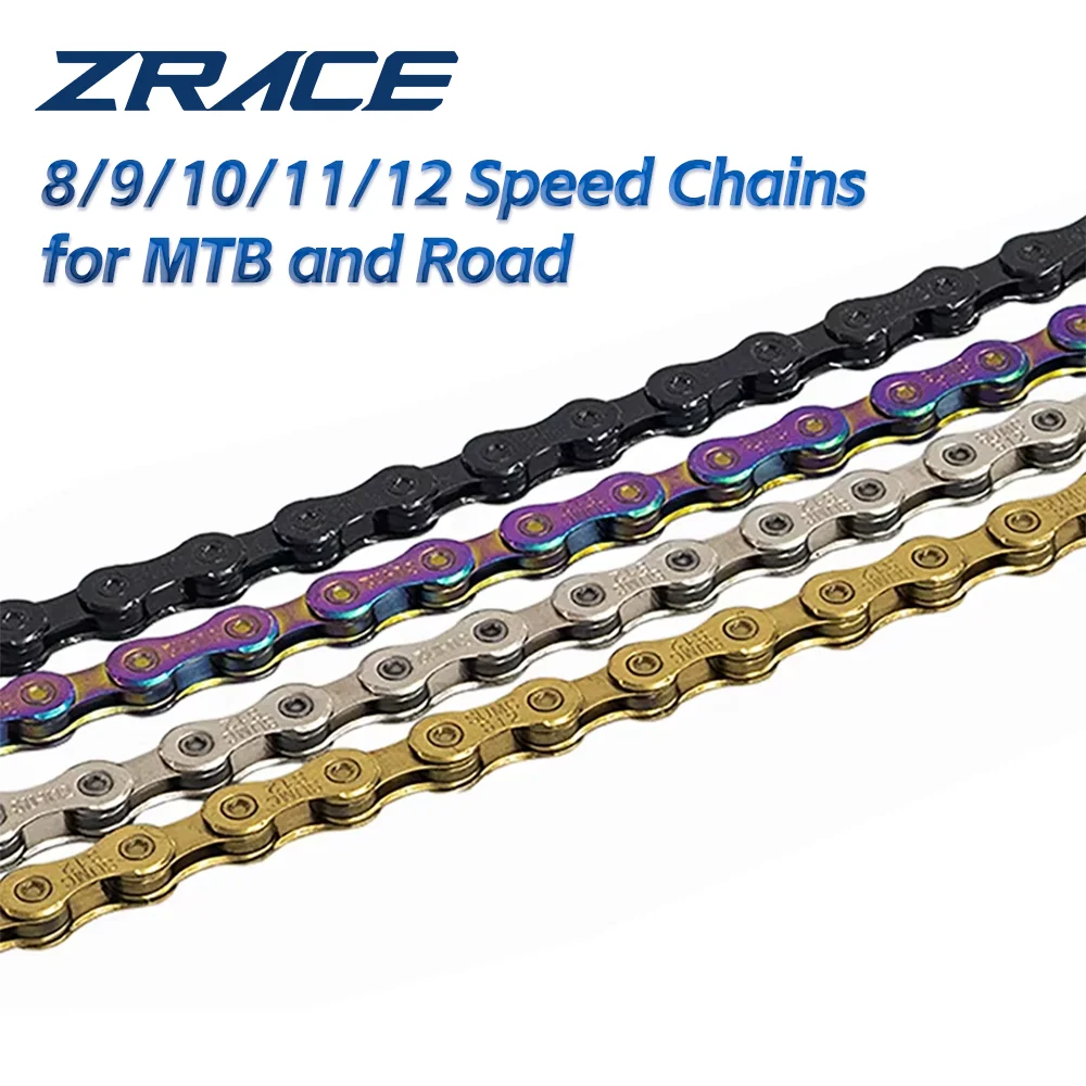 ZRACE Bike Chain 8 9 10 11 12 Speed MTB Mountain Road Bicycle,Neon-Like ...
