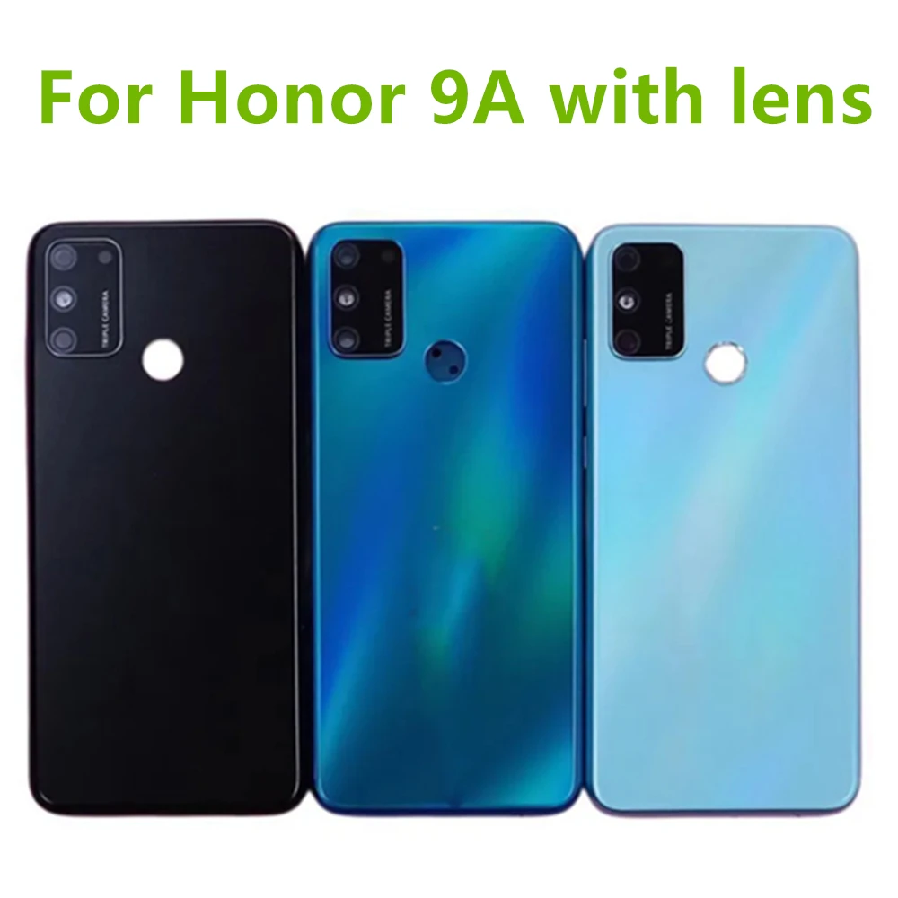 New-high-quality-For-Huawei-Honor-9A-rear-battery-cover-with-camera ...