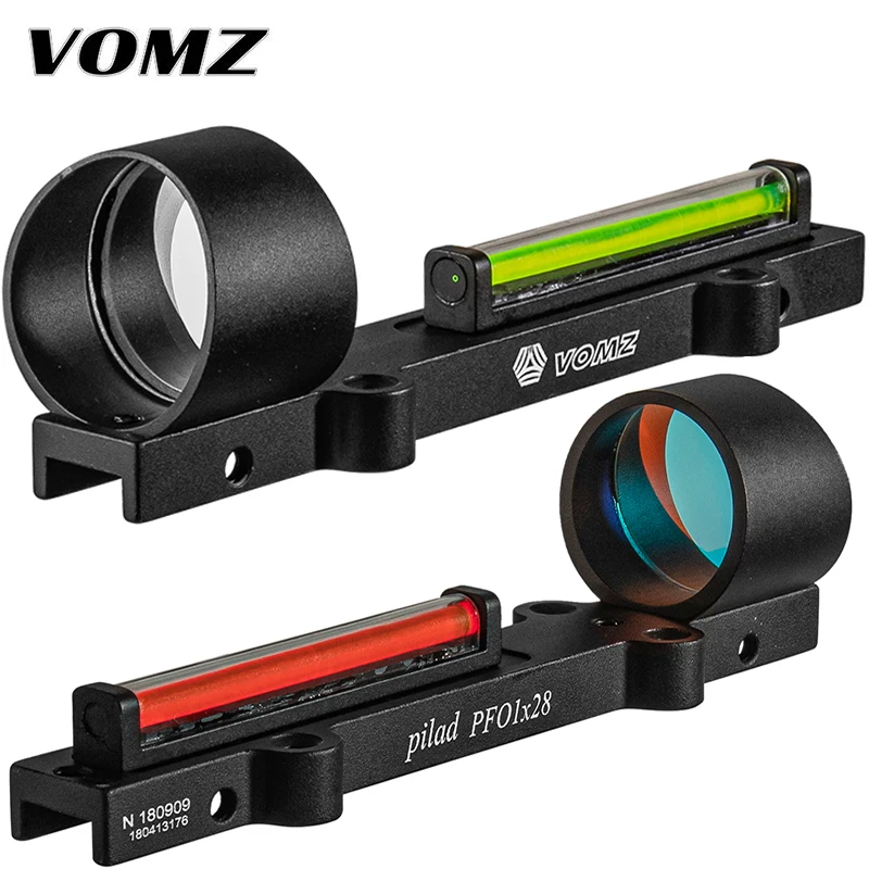 Red-and-Green-Fiber-1x28-Red-Dot-Sight-Hunting-Light-weight-Scope-Fit ...