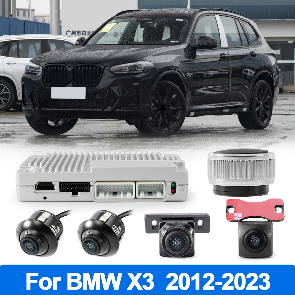 360 어라운드 버드 뷰 3D 프로 블라인드 스팟 항공 뷰 시스템, BMW X3 2012 2013 2014 2015 2016 ...