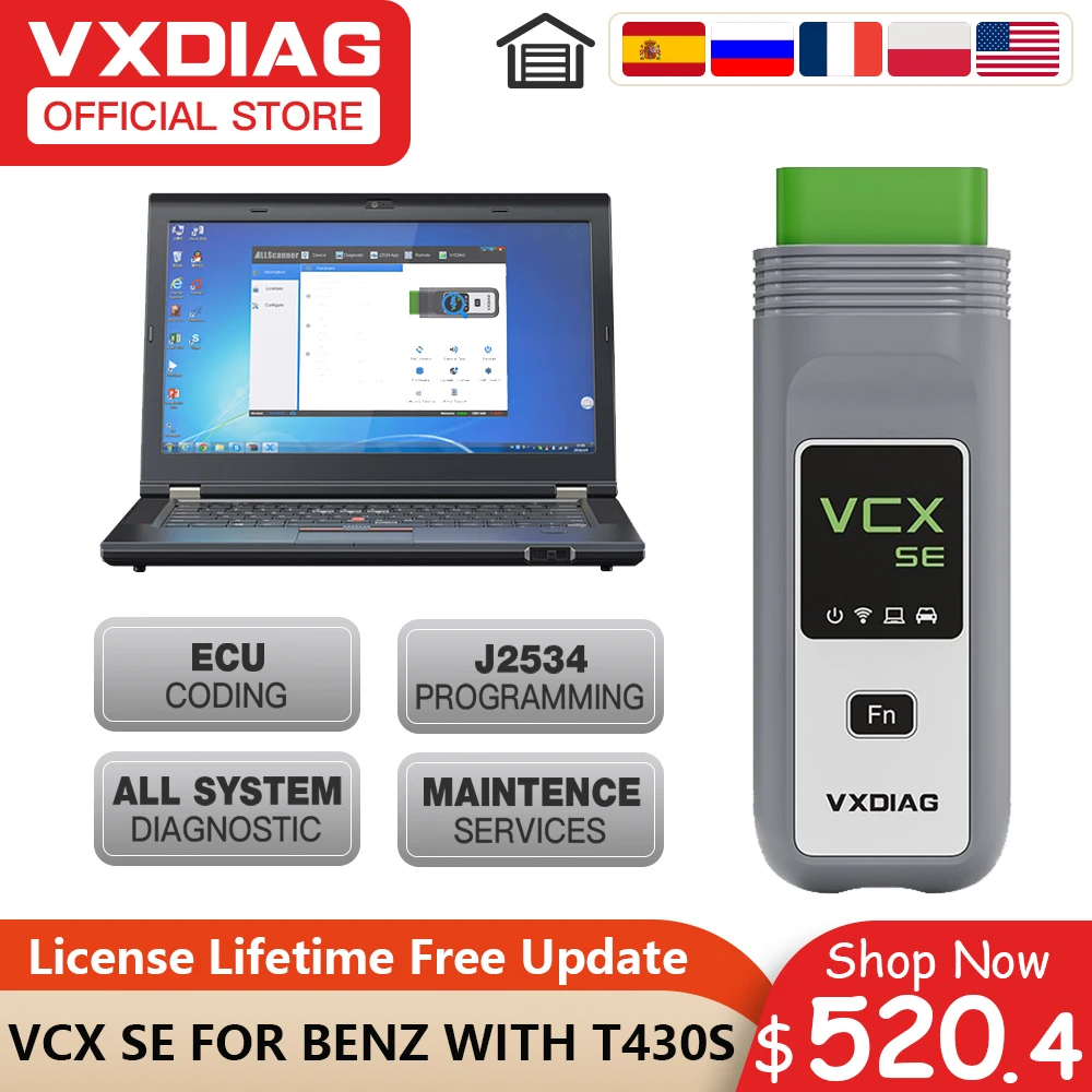 Vxdiag Allscanner Diagnostic Tool Authorization Vcx Se Pro License ...