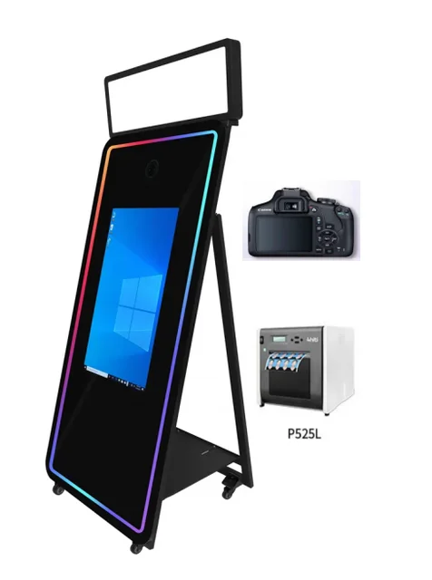 Magic Mirror Photo Booth New Super Bright Square Fill Light Portable ...
