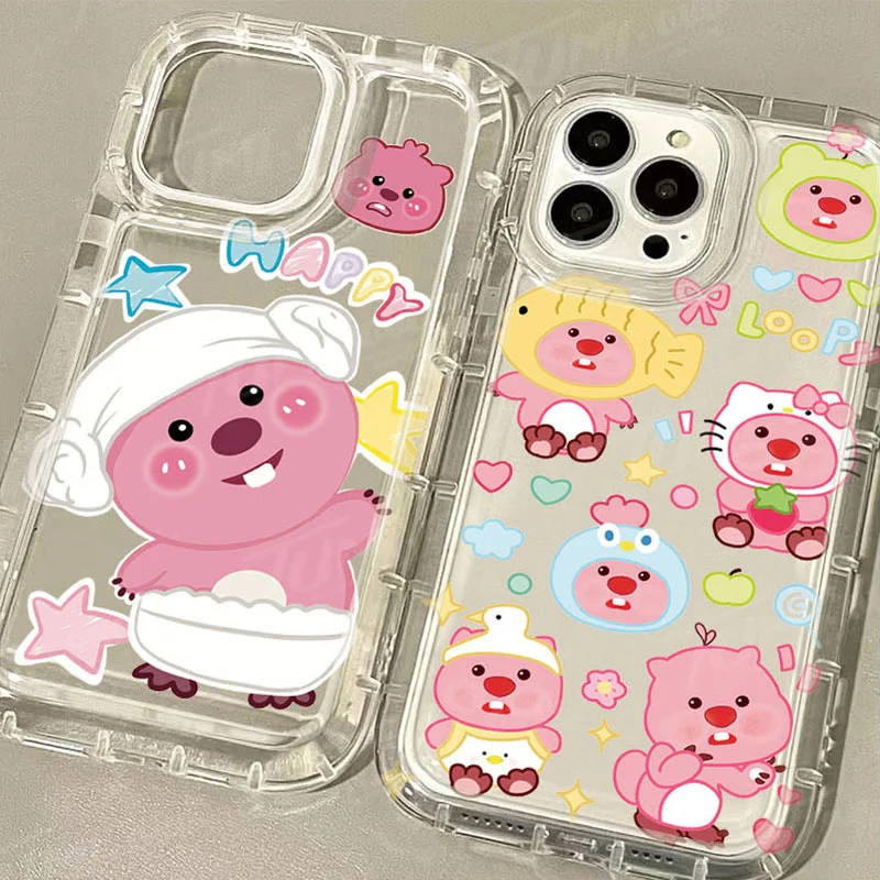Cartoon-L-Loopy-Transparent-Case-for-Samsung-Galaxy-S24-Ultra-S23-S22 ...