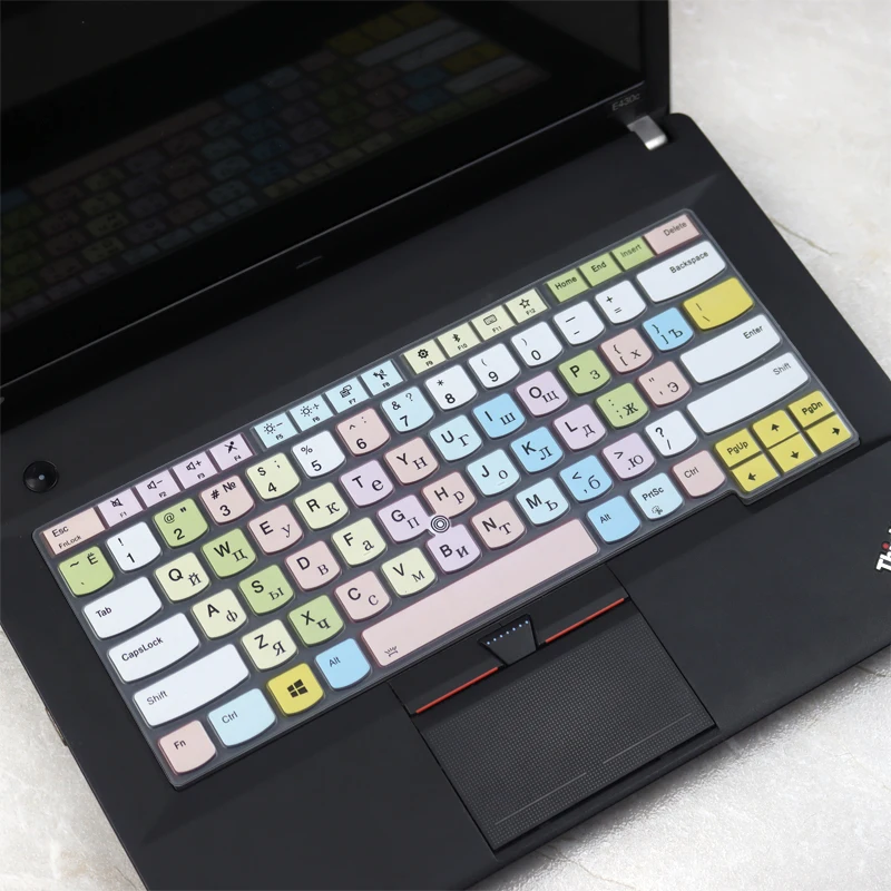 Spanish-Russian-Korean-German-Arabic-Keyboard-Cover-For-Lenovo-Thinkpad ...