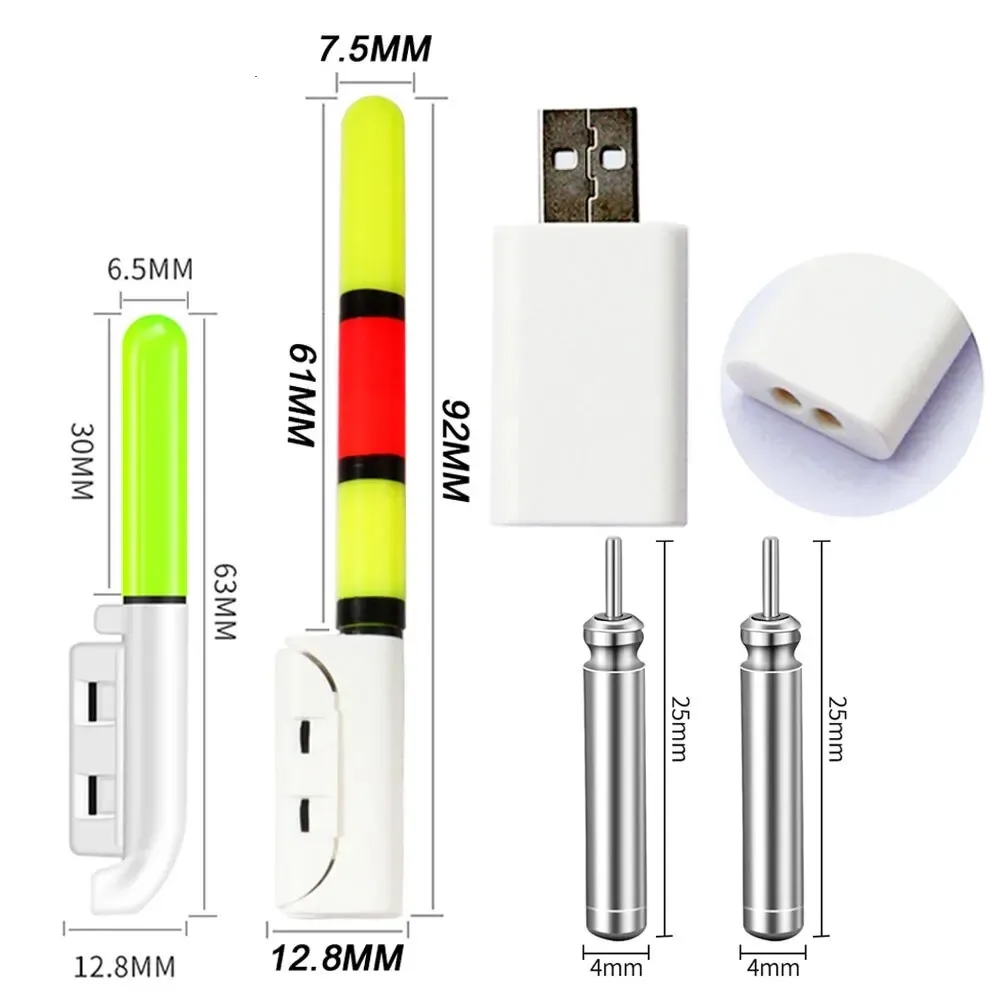 Fishing-Light-Stick-Rod-LED-CR425-3-6V-Lithium-Battery-USB-Charge-Kit ...