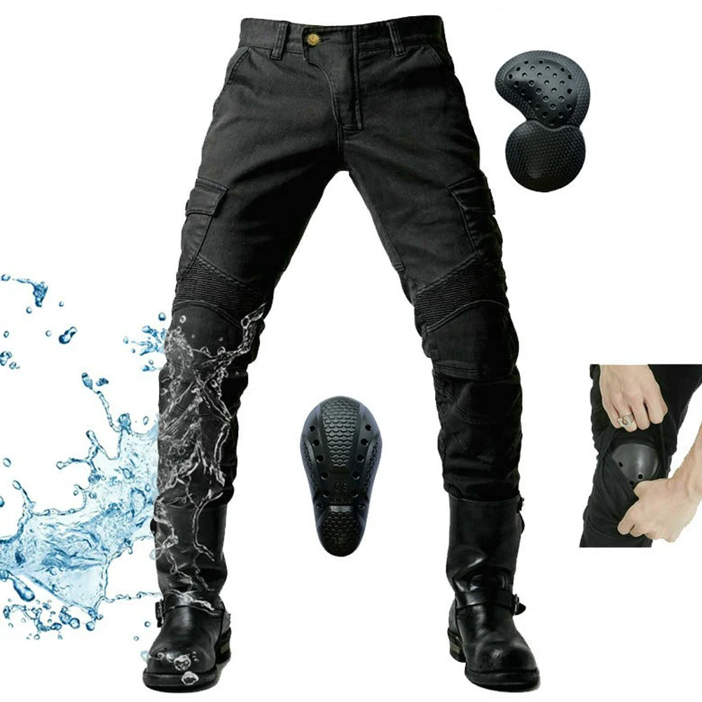 Waterproof Biker Jeans Motorcycle Riding Pants for Men Women Motocross ...
