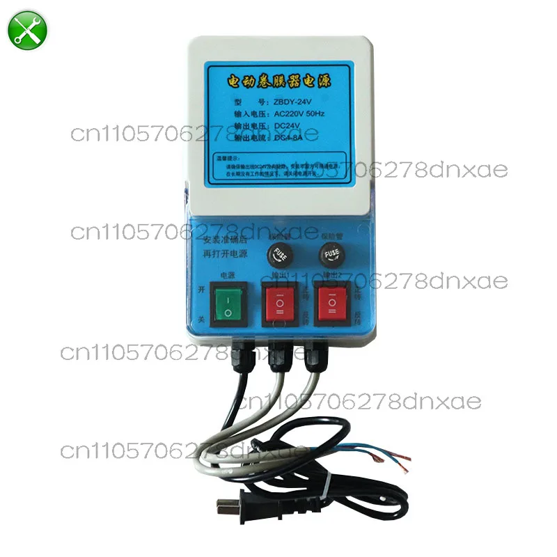 24V Greenhouse Electric Film Reeler Controller / Winder Coiler Motor ...