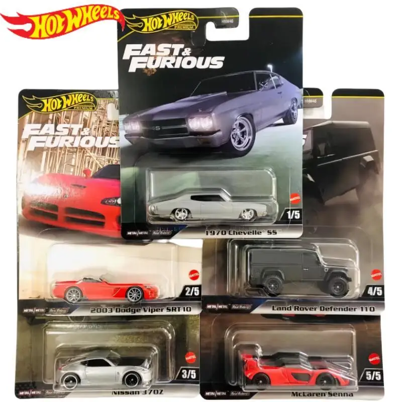 Original Hot Wheels Fast And Furious Series 5pcs Cast Vehicle Premium ...