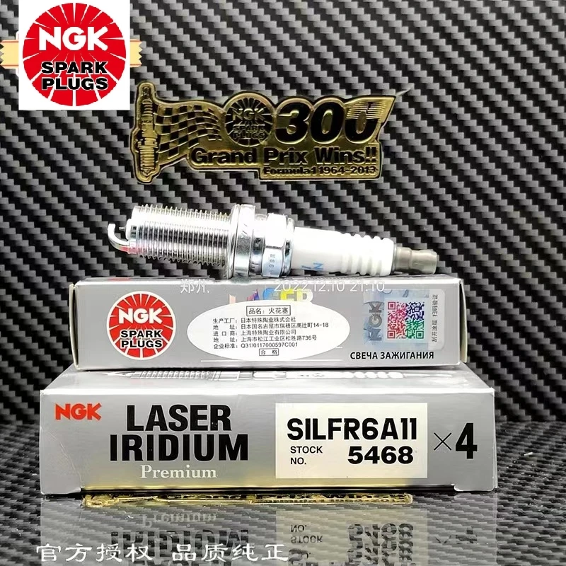 4Pcs-NGK-SILFR6A11-5468-Laser-Iridium-Platinum-Spark-Plug-For-Subaru-Forester-Impreza-Legacy-2 ...