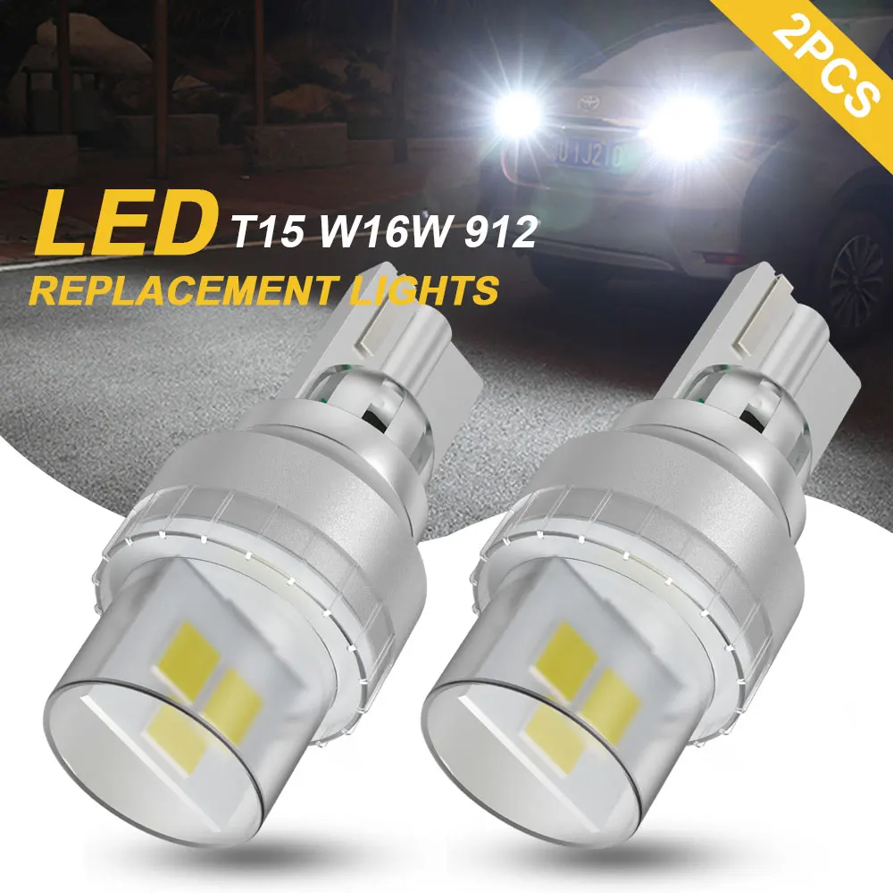 2pcs-Super-Bright-CANBUS-T15-W16W-921-LED-Bulb-For-Toyota-RAV4-Land ...