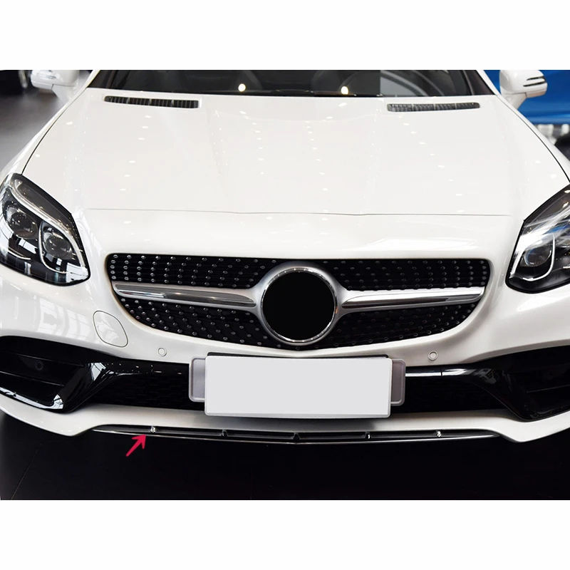 Front-Bumper-Lip-Chrome-Trim-Chromium-Styling-Spoiler-Splitters ...