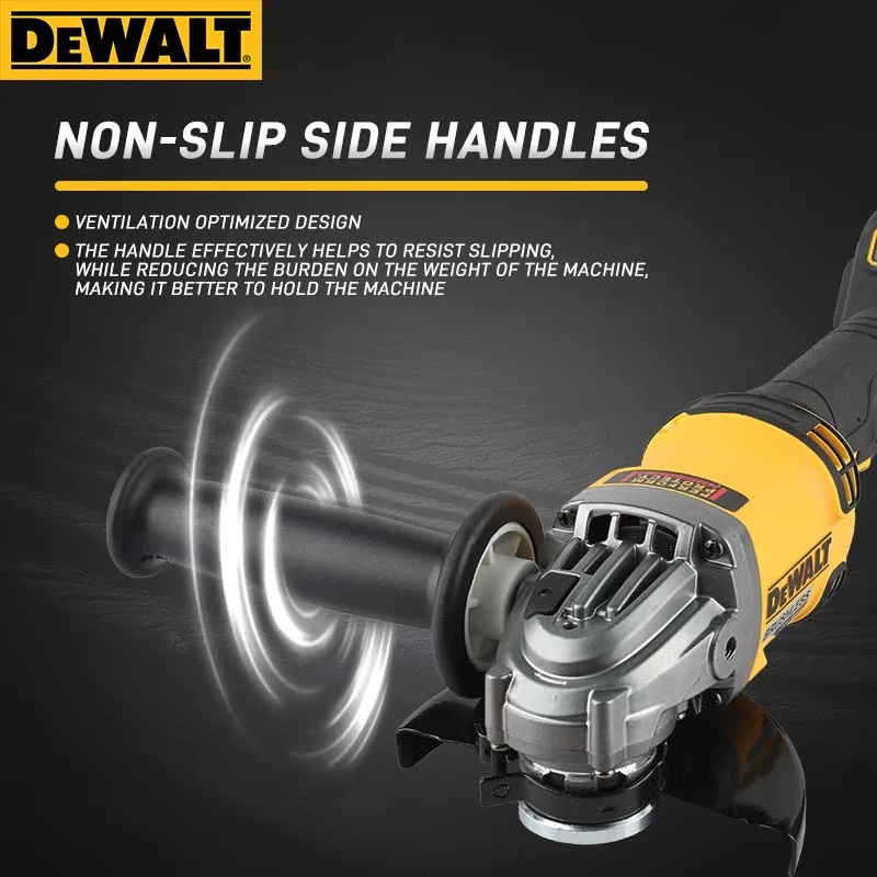 Dewalt DCG414 brushless angle grinder 125mm metal/wood/pipe cutting ...