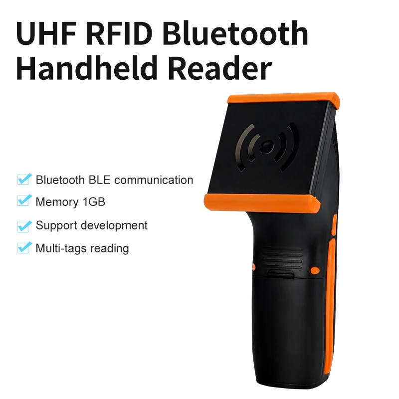 2-3m Bt Usb Communication Uhf Rfid Handheld Reader For Warehouse ...