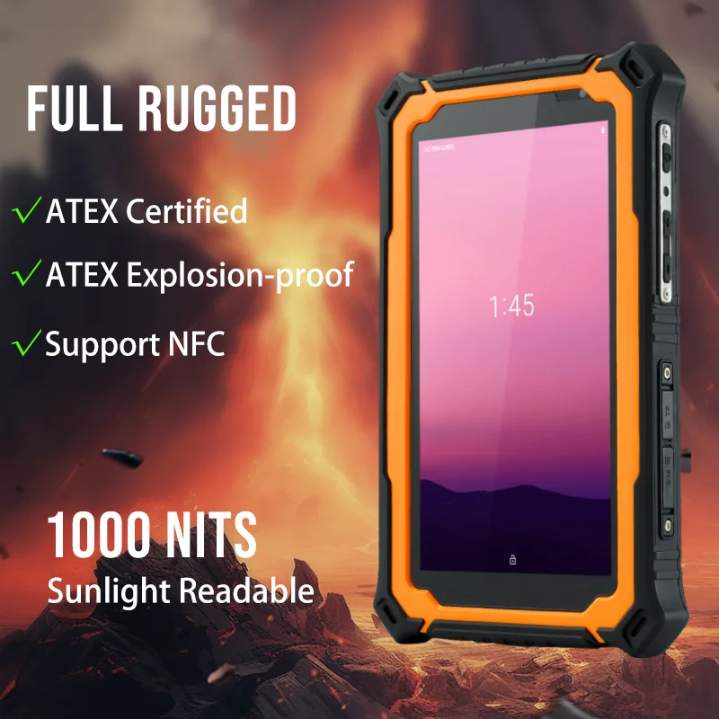 HUGEROCK T70EX 7 Inch Full Rugged Tablet ATEX Explosion-proof ...
