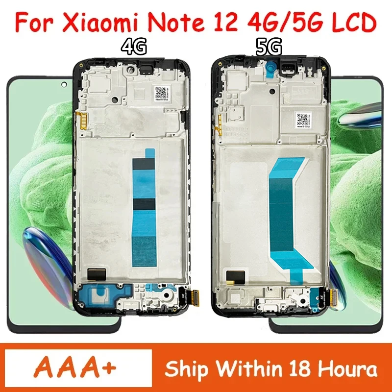 High-Quality-For-Xiaomi-Redmi-Note-12-4G-23021RAAEG-LCD-Display-Touch ...