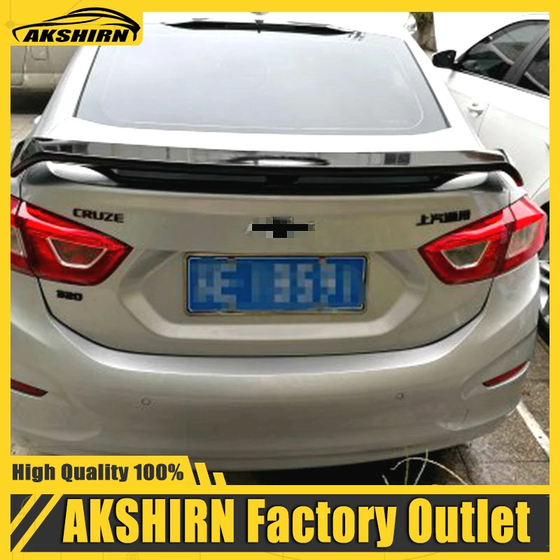 For-Chevrolet-Cruze-2017-Rear-Spoiler-High-Quality-ABS-Material-Primer ...