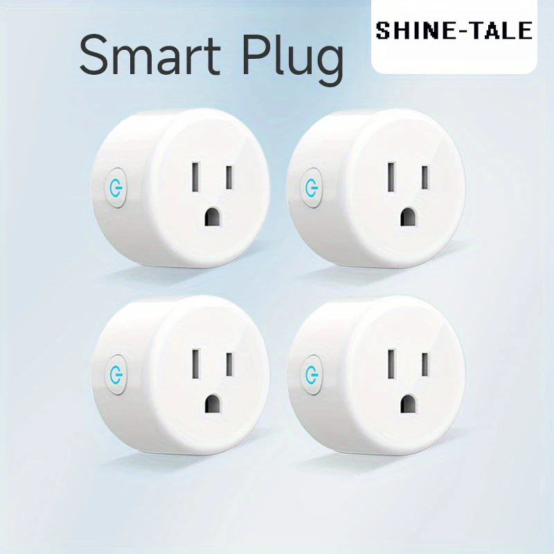4/3/2/1Pcs Smart Mini Smart Socket Plug US WiFi Outlet Timer Alexa ...