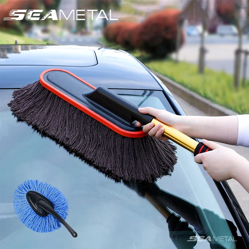 SEAMETAL-Car-Duster-Suit-Telescopic-Microfiber-Car-Cleaning-Mop-Dust ...