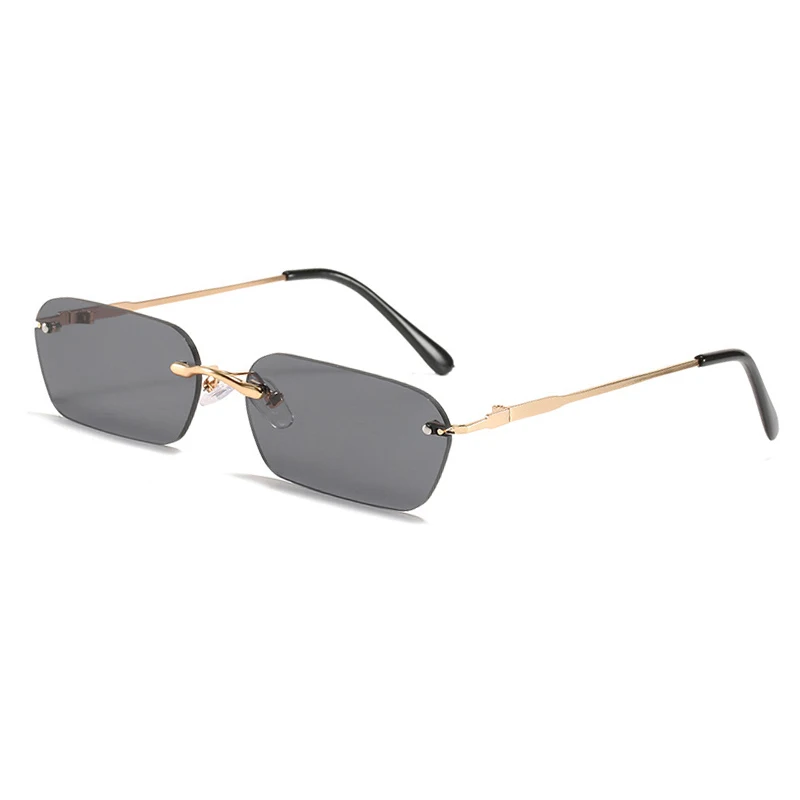 Fashion-Rimless-Sunglasses-Men-Women-Classic-Light-Weight-Sun-Glasses ...